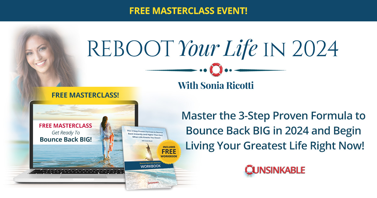 FREE MASTERCLASS: Discover how to Bounce Back Quickly When Life Knocks You Down