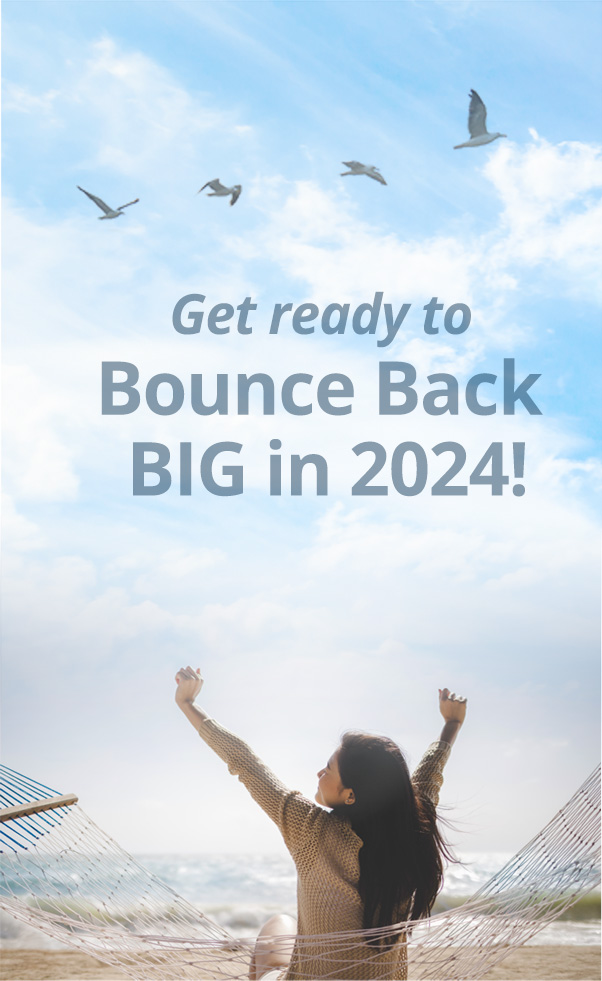 FREE MASTERCLASS: Discover how to Bounce Back Quickly When Life Knocks You Down